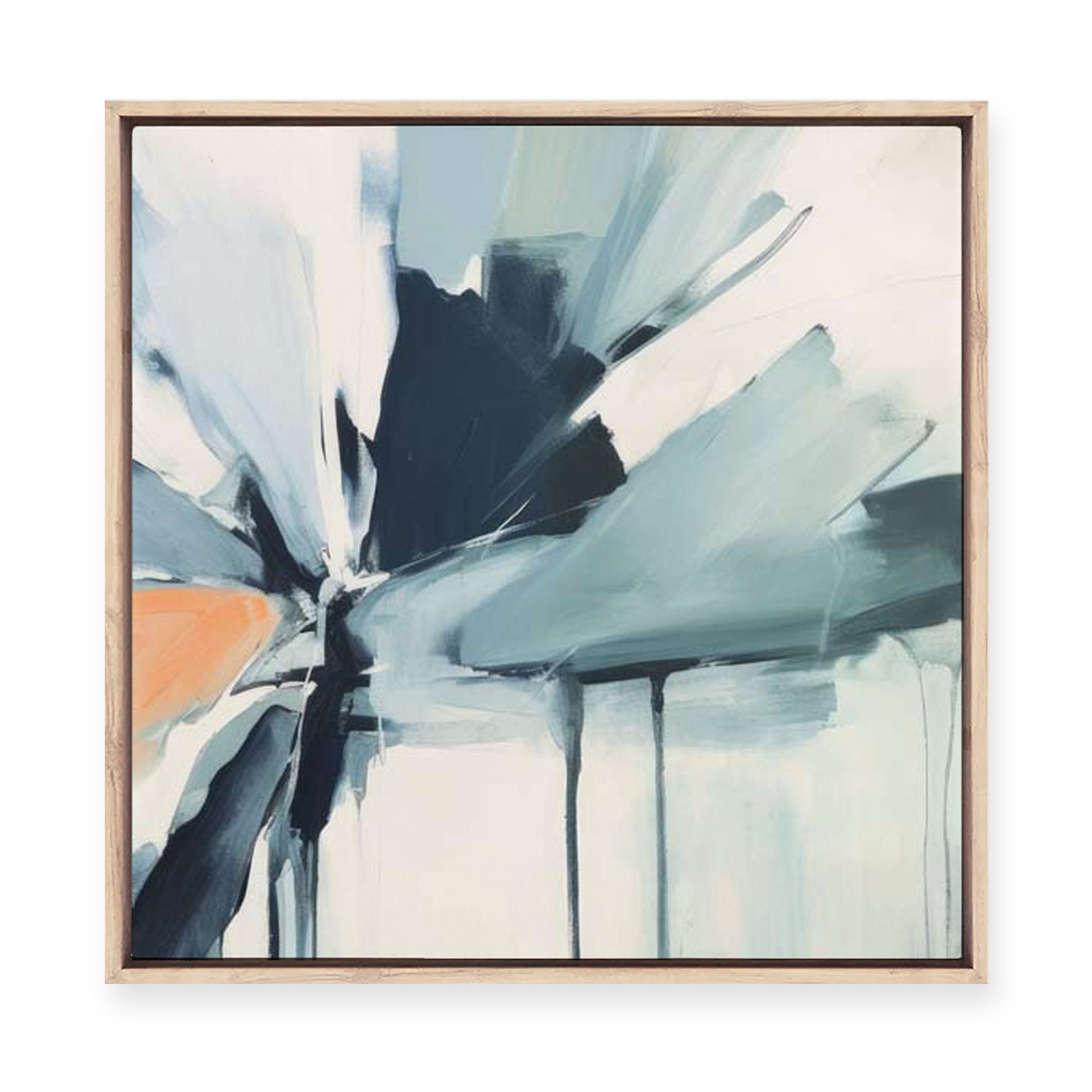 Depth of Blue Thoughts II | Framed Canvas – Art and Framing Co