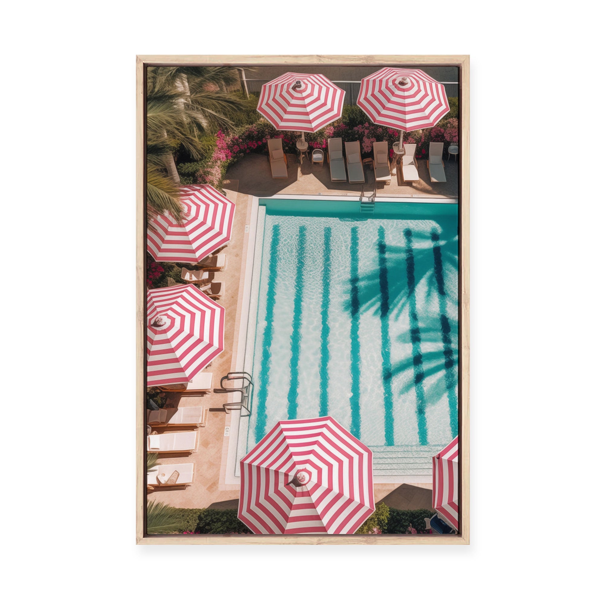 Glam Pool I | Framed Canvas – Art and Framing Co