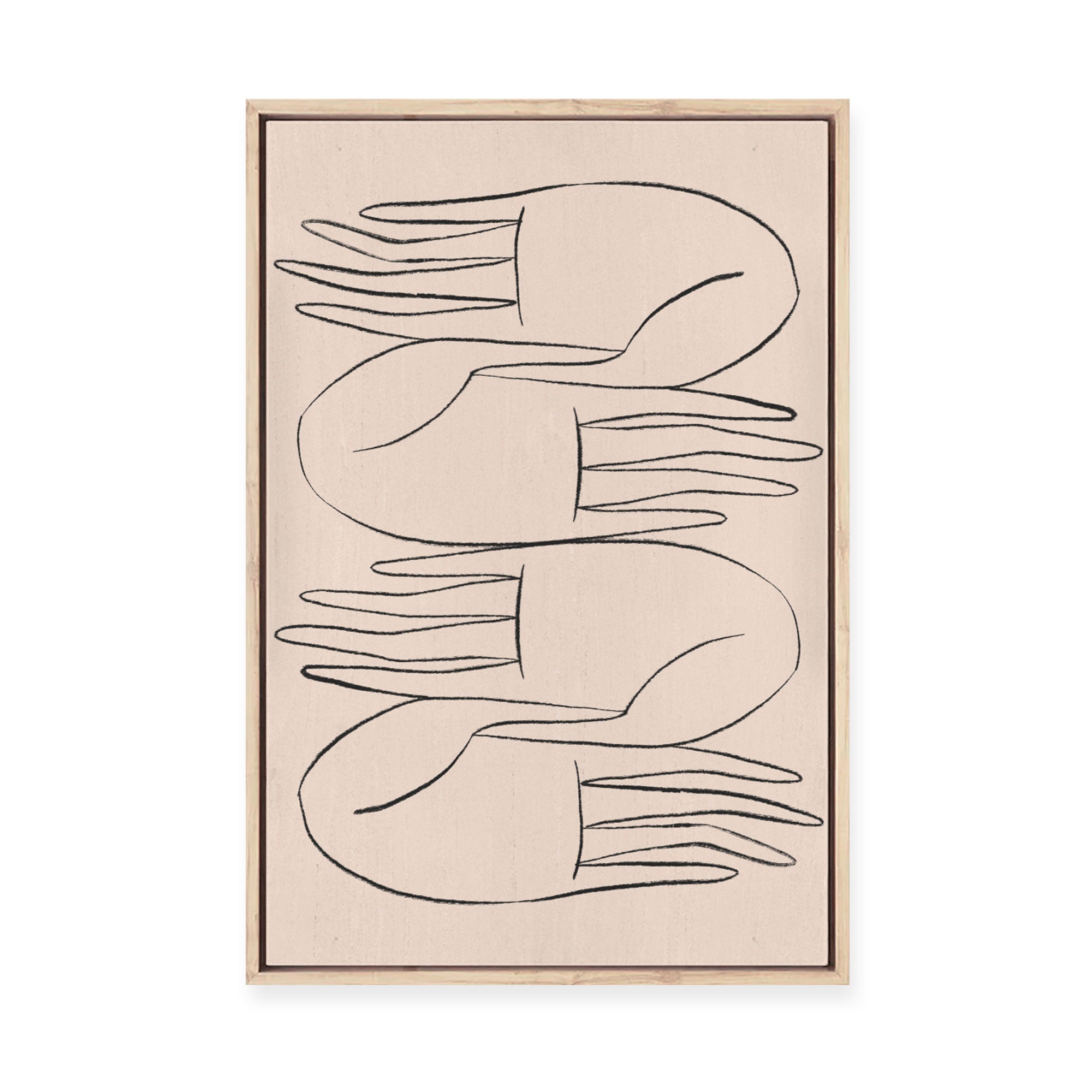 Helping Hands | Framed Canvas – Art and Framing Co