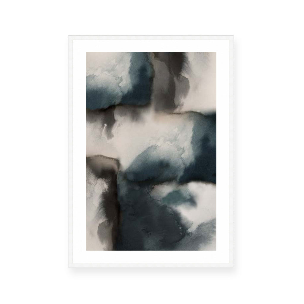 Muted Intersection of Ink and Mist II – Art and Framing Co