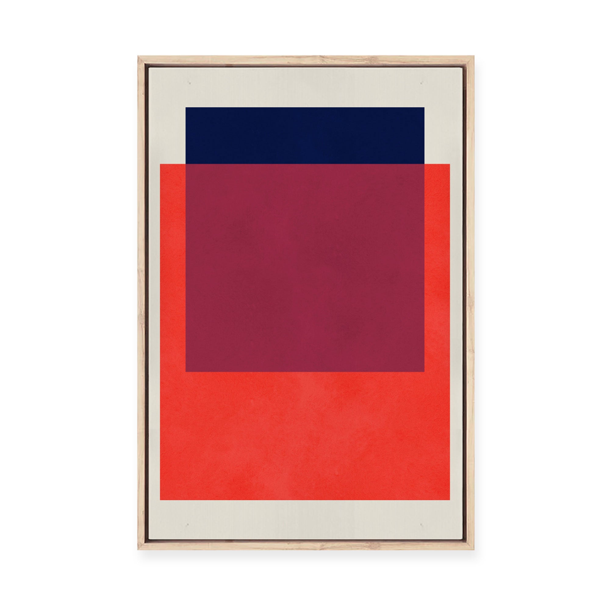 Overlapping Geometry 14 | Framed Canvas – Art and Framing Co