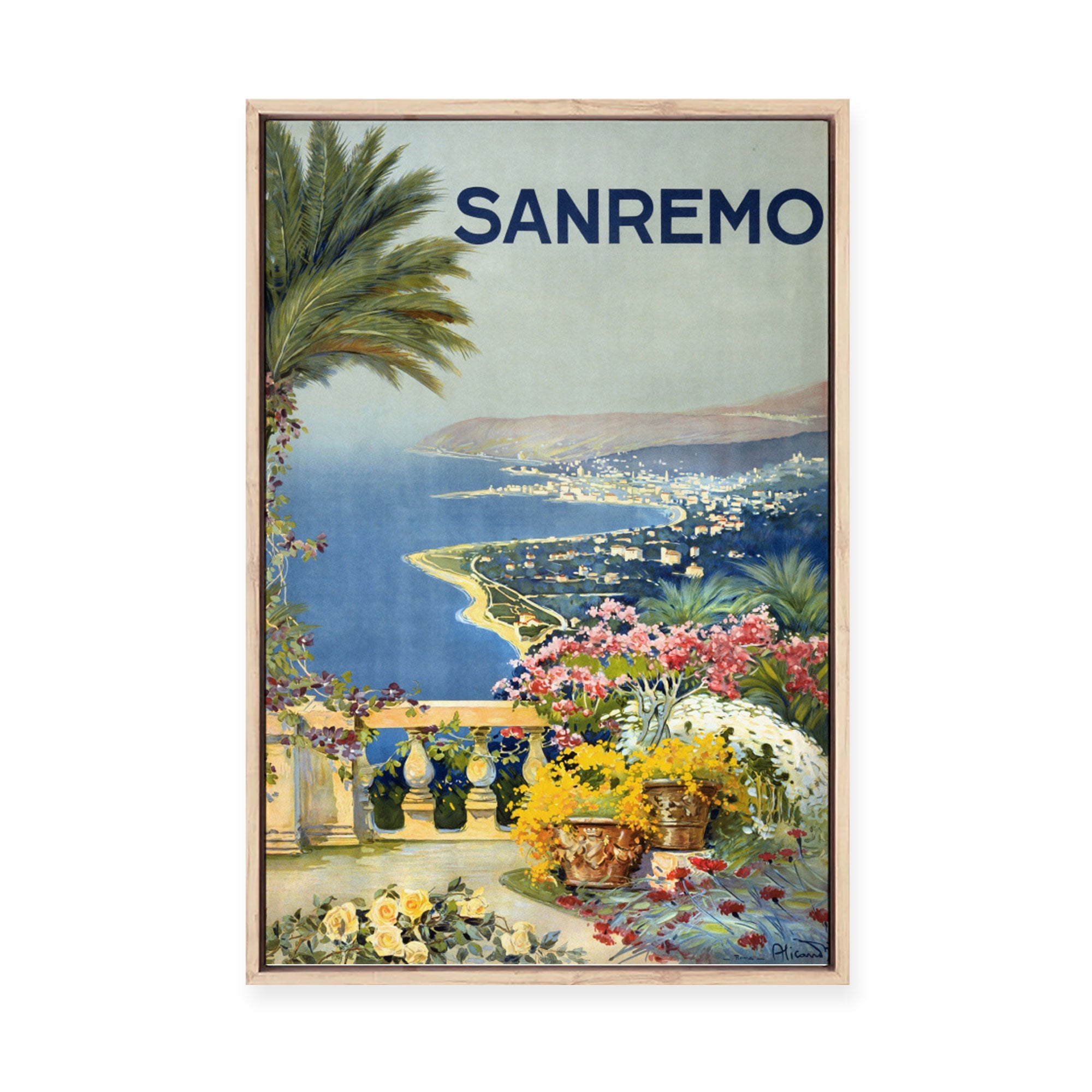 Sanremo | Framed Canvas – Art and Framing Co