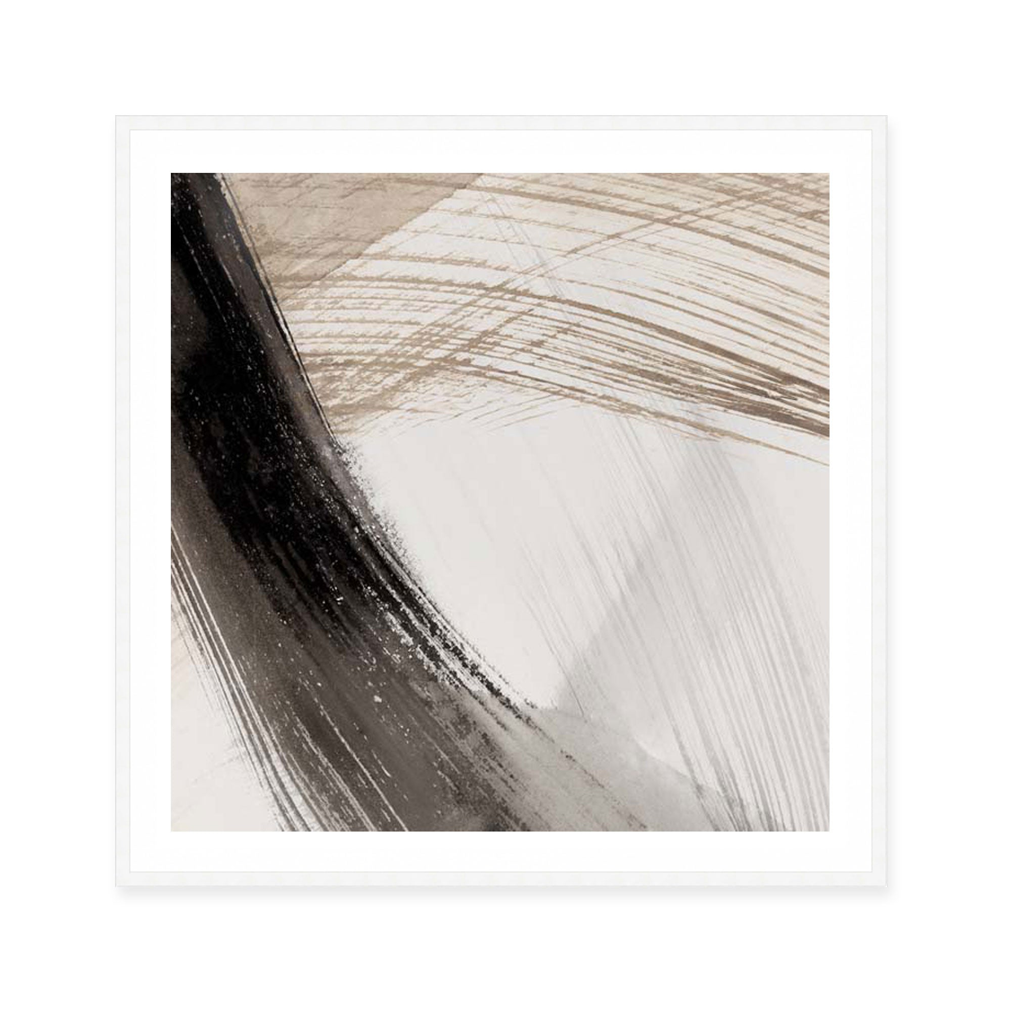 Soft Lines Crossing Dark Depths – Art and Framing Co