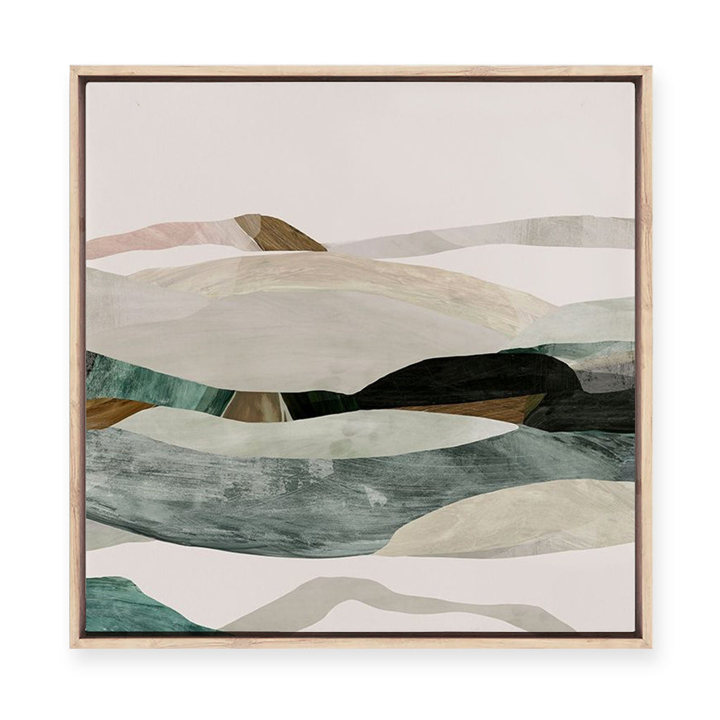 Verde Acqua III | Framed Canvas – Art and Framing Co