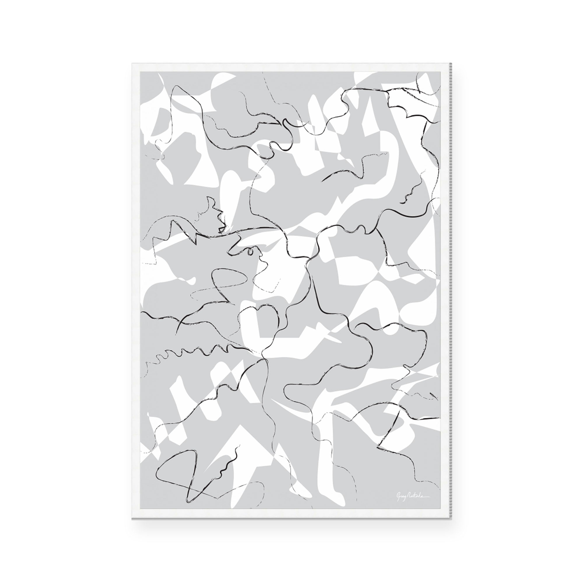 Scribble Grey – Art and Framing Co