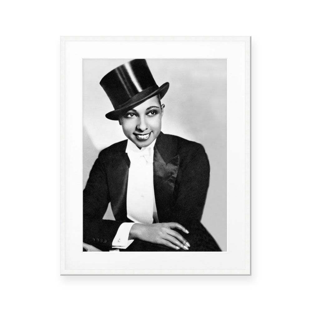 Josephine Baker in Top Hat and Tails – Art and Framing Co